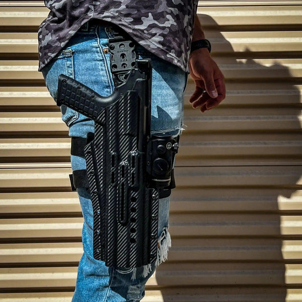 Buy Keltec P50 Drop Leg Holster - 100% US Made - Rounded by Concealment ...