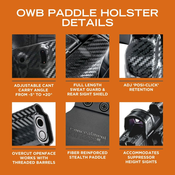 Buy Beretta 92FS Paddle Holster - 100% US Made
